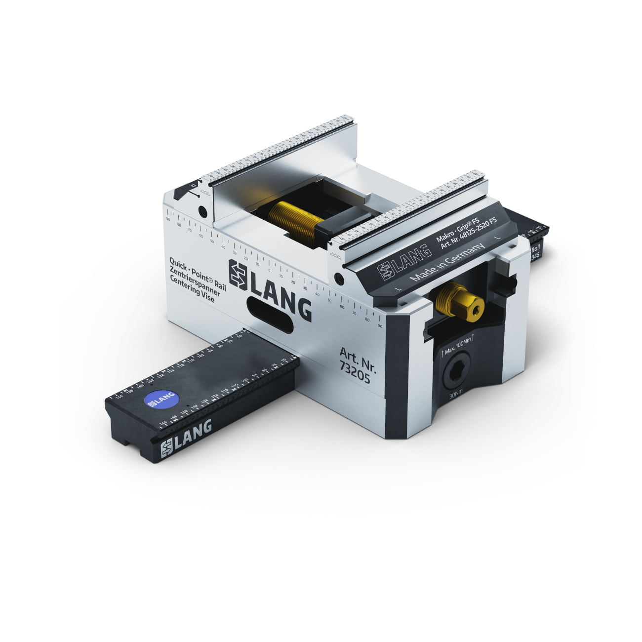 73205: Quick•Point® Rail Centering vise | LANG Technik USA