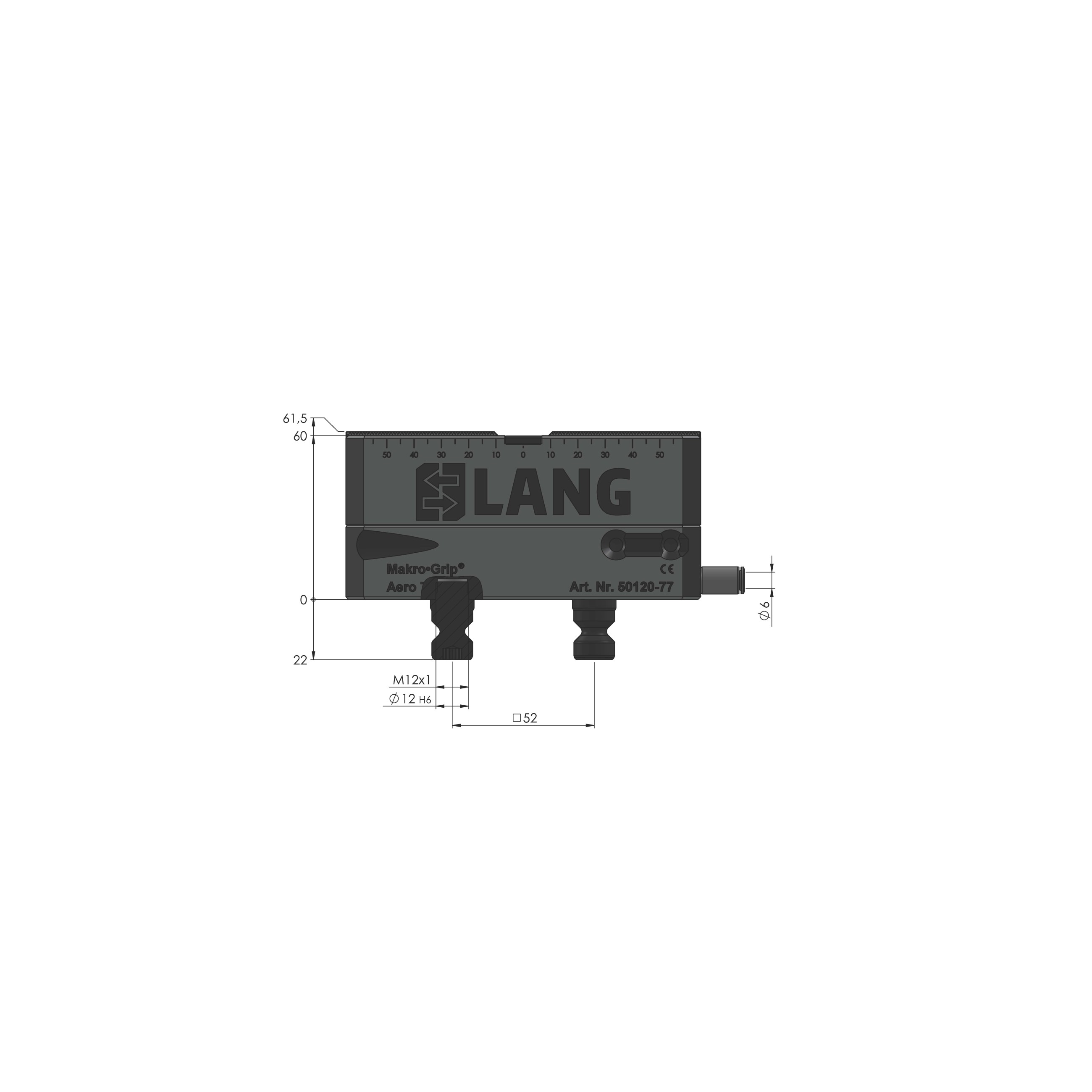 50120-77: Makro•Grip® Aero Vise Base | LANG Technik USA