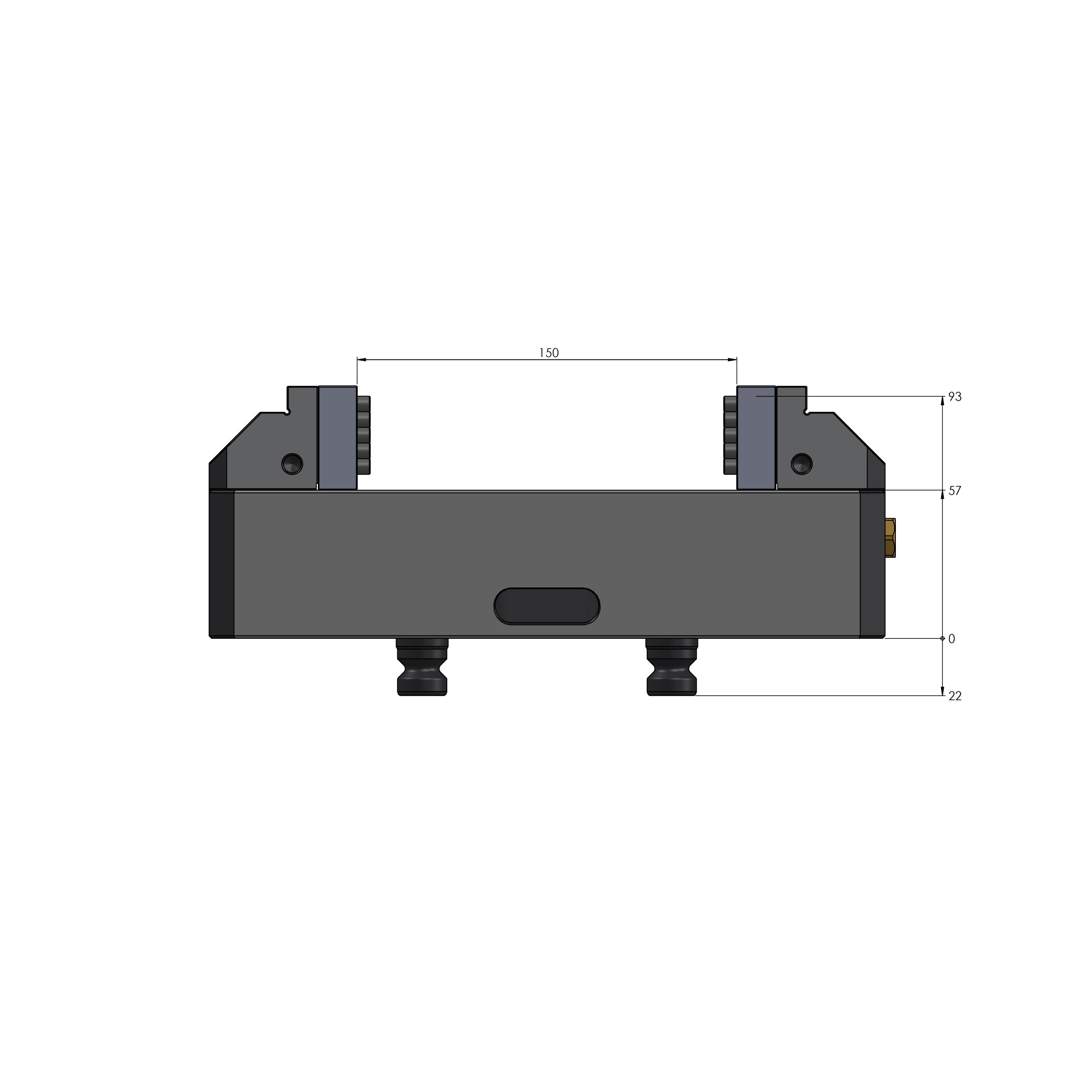 42152-125: Vario•Tec Centering Vise | LANG Technik USA