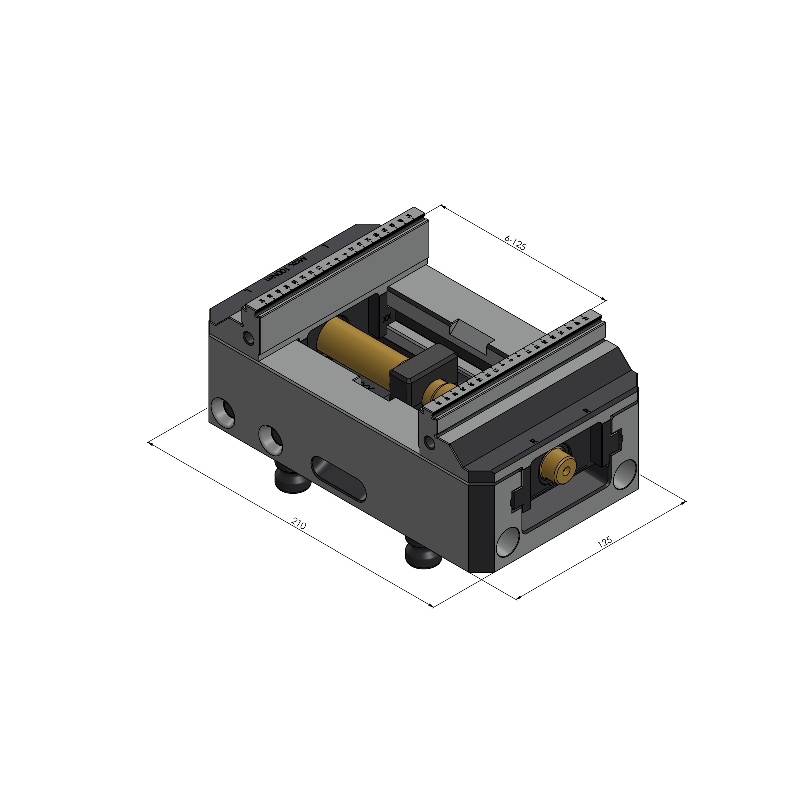 48205-125: Makro•Grip® 5-Axis Vise | LANG Technik USA