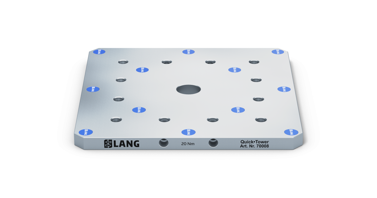 70008: Quick•Point® Quick•Tower Base Plate | LANG Technik USA